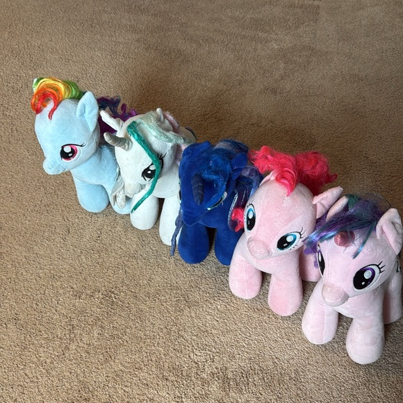 My Little Pony | Toys | My Little Pony Blue And Pink Stuffed Animals ...